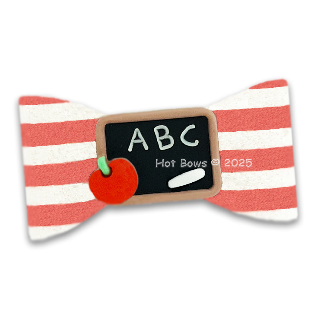 Easy as ABC Hair Bow- Posh Puppy Boutique