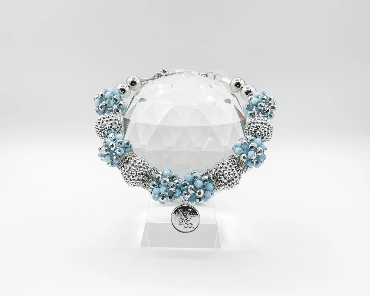 "Frozen Blue Tinsel" Necklace - Posh Puppy Boutique