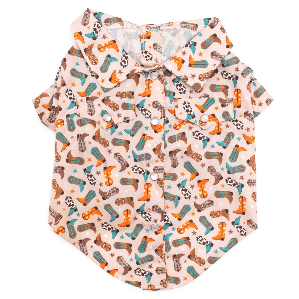 Beige Wild Wild West Shirt – Posh Puppy Boutique USA | Luxury Dog ...