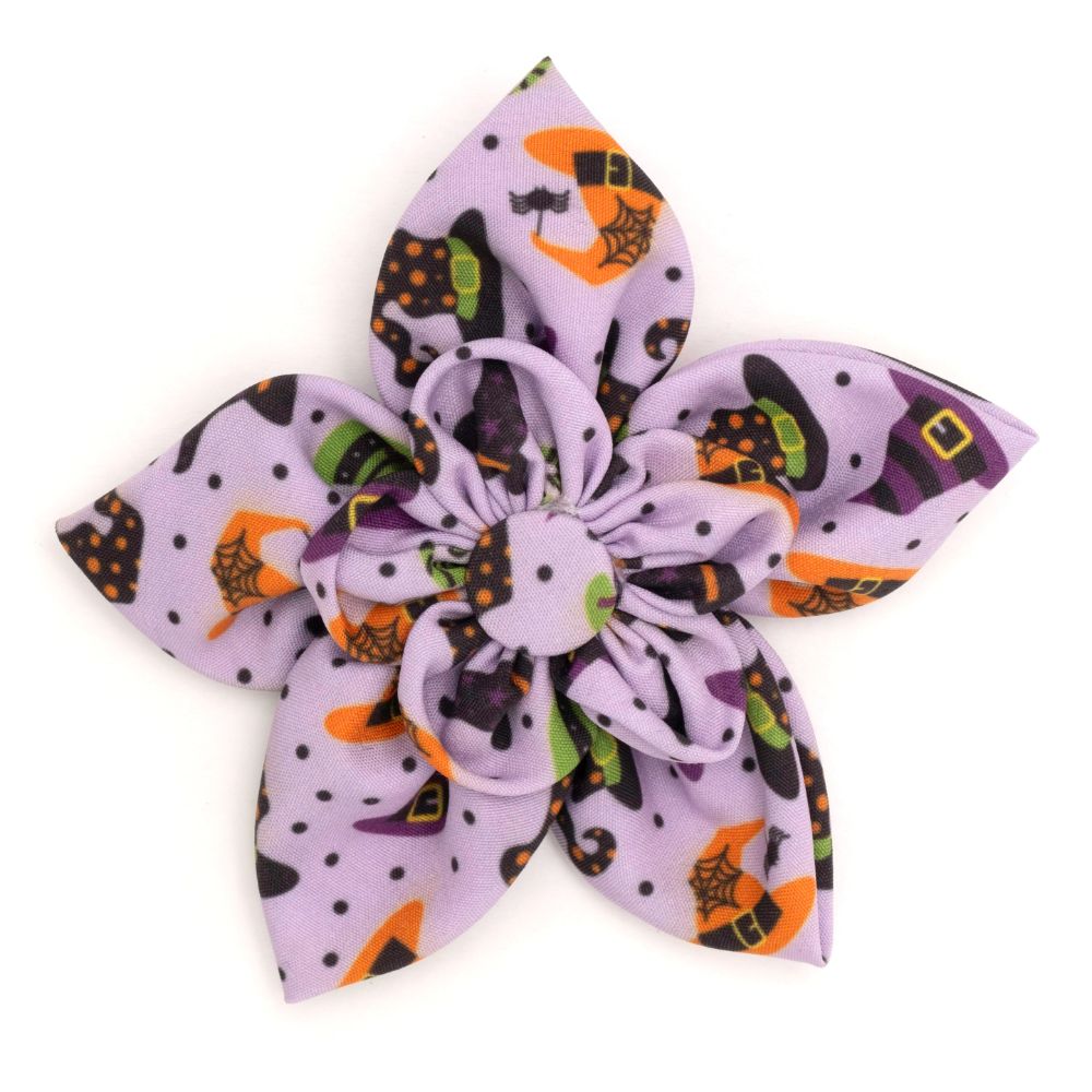 Bewitched Flower Collar Slider- Posh Puppy Boutique