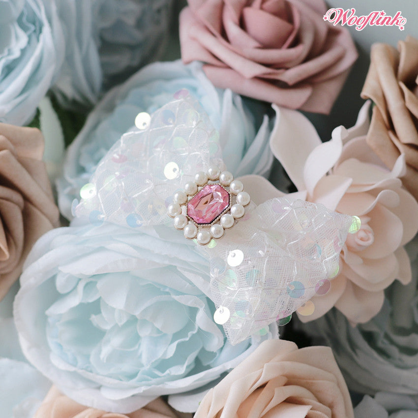 Wooflink Bubble Gum Hair Bow in 2 Colors- Posh Puppy Boutique