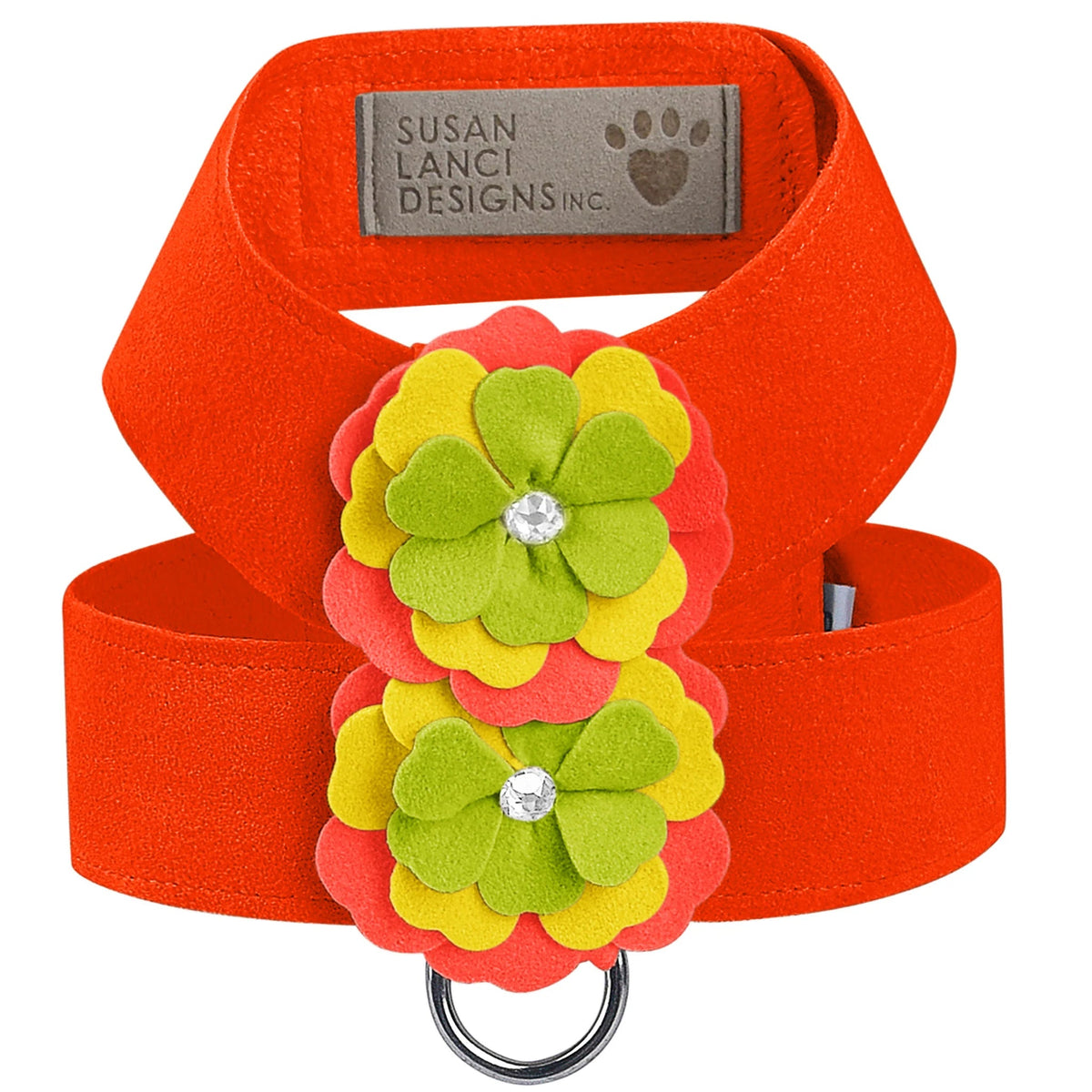 Susan Lanci Citrus Flower Tinkie's Harness - Posh Puppy Boutique